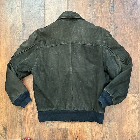 mirage | Jackets & Coats | Mirage Leather Aviator Bomber Jacket Size S ...